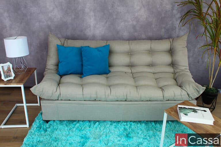 Sofá Cama - Futon 3 posiciones Modelo LORETO - Sala - InCassa